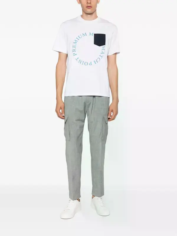PMDS PREMIUM MOOD DENIM SUPERIOR Globe Chest-pocket T-shirt