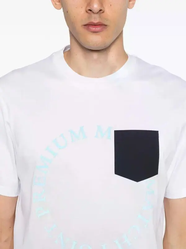 PMDS PREMIUM MOOD DENIM SUPERIOR Globe Chest-pocket T-shirt
