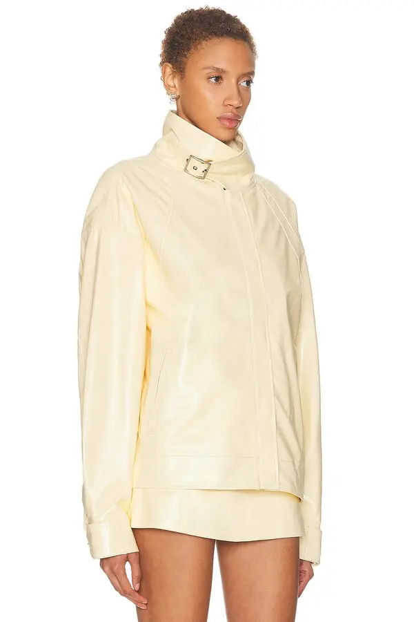 MIMCHIK Buckle Aviator Jacket
