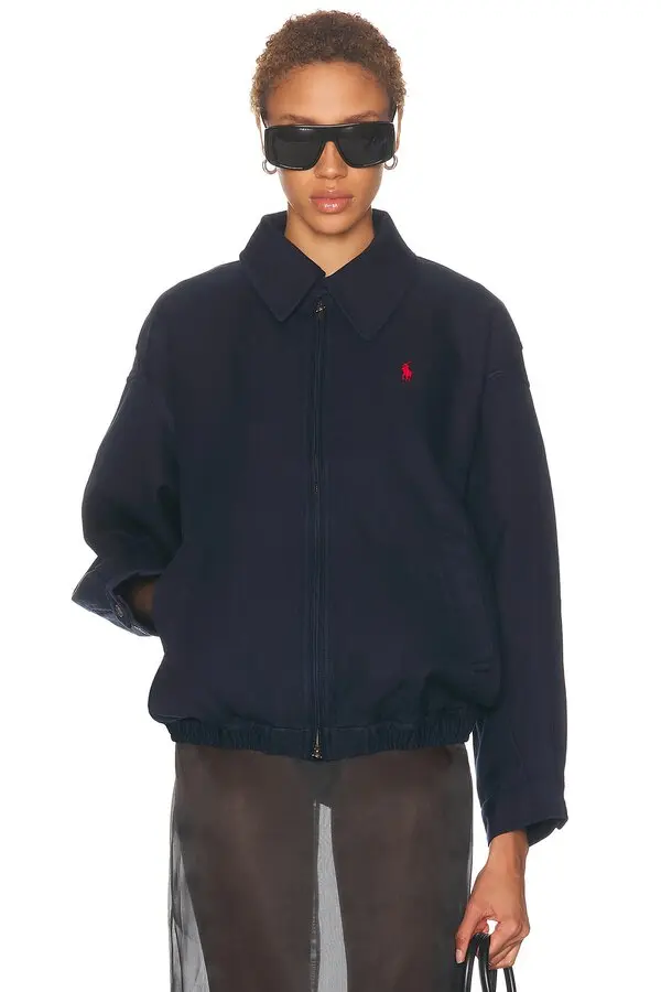 Polo Ralph Lauren Bomber Jacket - Lauren Navy