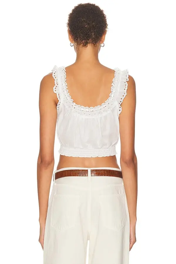 LoveShackFancy Lupo Cotton Top