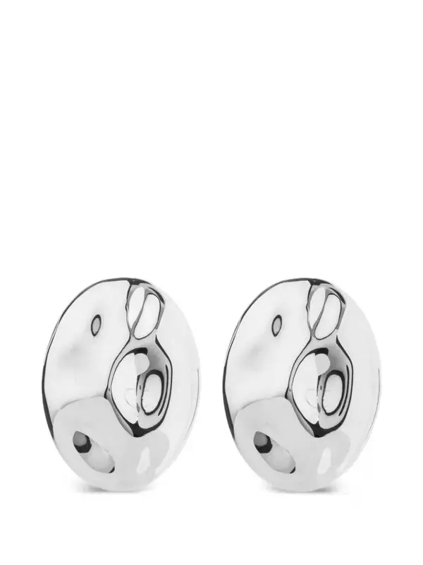 Federica Tosi Rock Stud Earrings - Silver