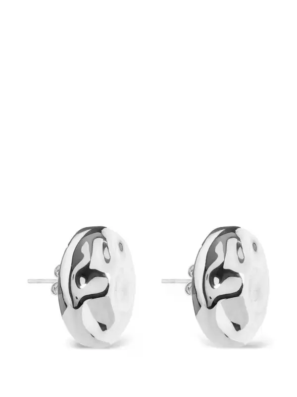 Federica Tosi Rock Stud Earrings - Silver