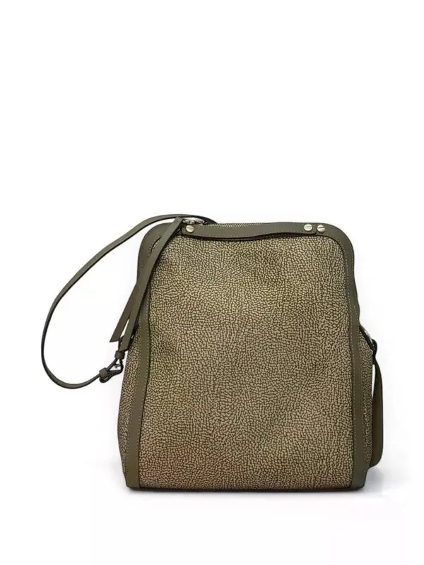 Borbonese Frame Cross Body Bag - Green