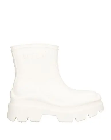 MSGM Rubber Ankle Boots - White