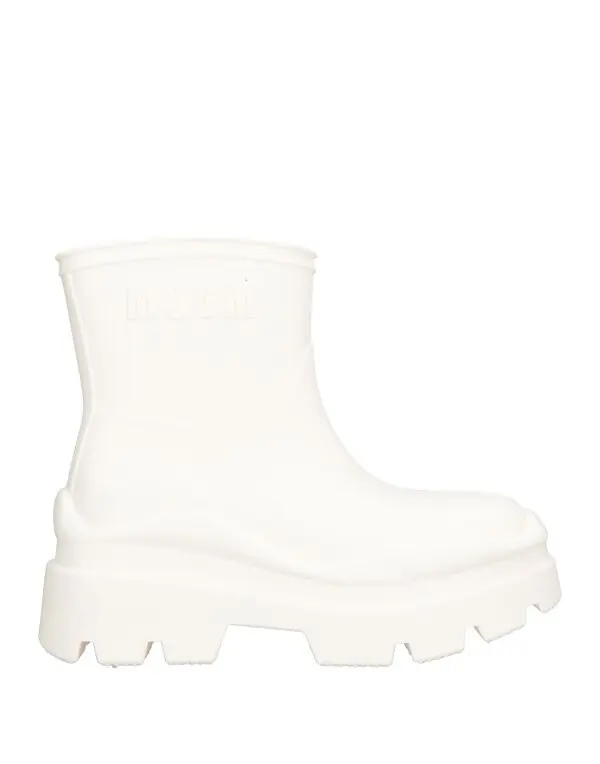 MSGM Rubber Ankle Boots - White