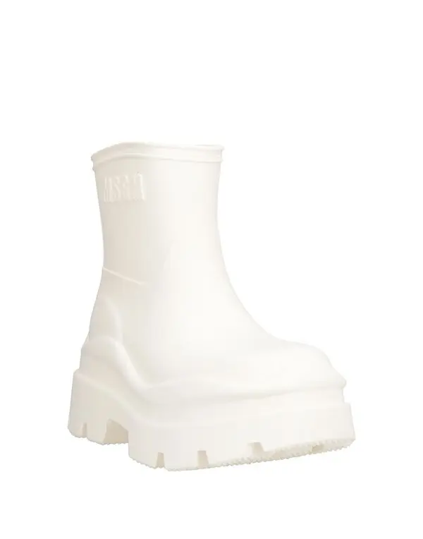 MSGM Rubber Ankle Boots - White