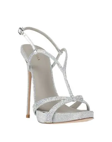 LE SILLA Lamé Slingback Sandals