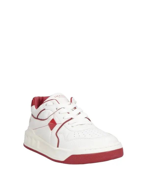 Valentino Garavani Leather Low-top Sneakers - White