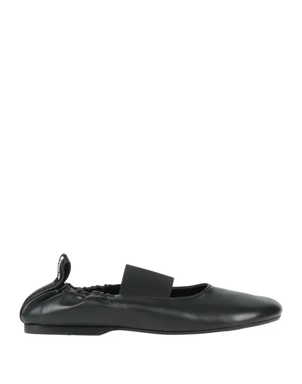 ALOHAS Leather Mary Jane Flats - Black