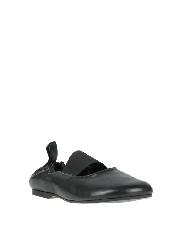 ALOHAS Leather Mary Jane Flats - Black