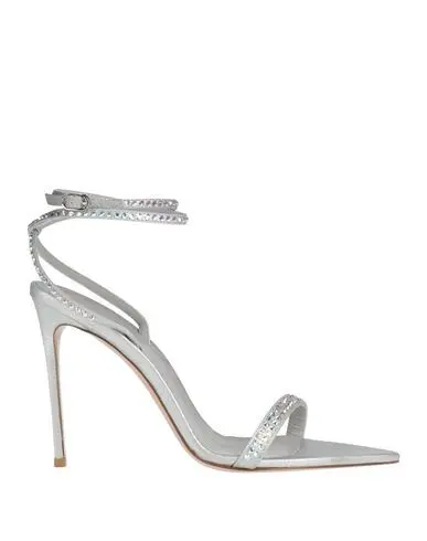 LE SILLA Leather Stiletto Sandals With Appliqués