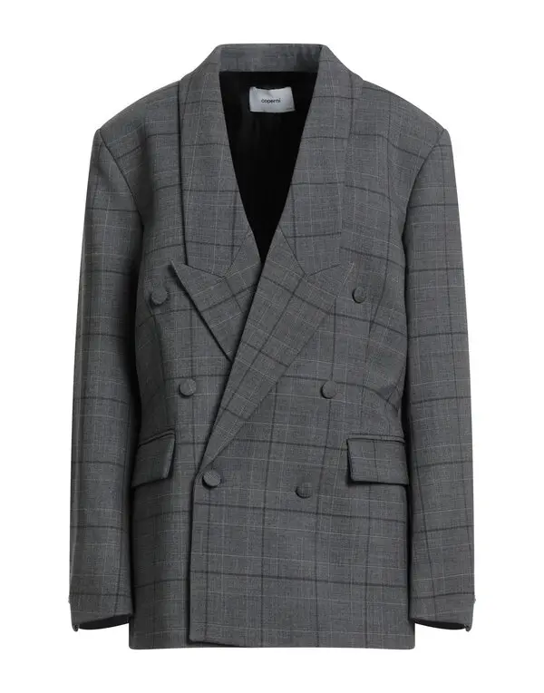 Coperni Virgin Wool Blend Blazer - Grey