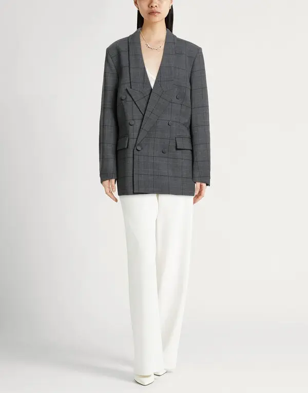 Coperni Virgin Wool Blend Blazer - Grey