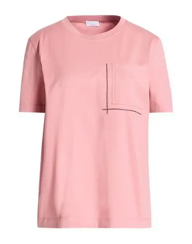 Brunello Cucinelli Embellished T-shirt - Pink