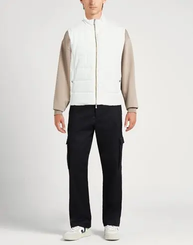 Eleventy Corduroy Vest - White