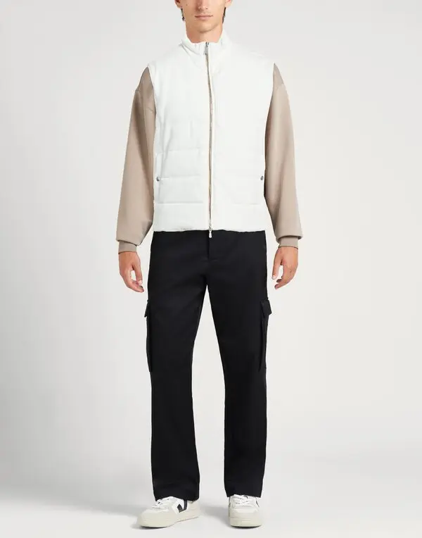 Eleventy Corduroy Vest - White