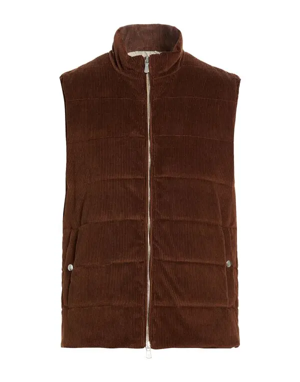Eleventy Platinum Vest In Cotton, Cashmere, And Elastane