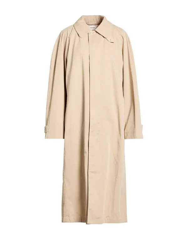 LEMAIRE Cotton Overcoat & Trench Coat - Beige
