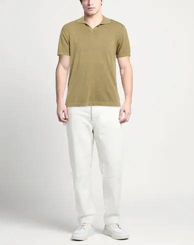 WOOL & CO Polo Shirt Military Size Cotton, Organic Cotton