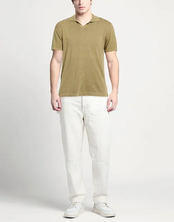 WOOL & CO Polo Shirt Military Size Cotton, Organic Cotton