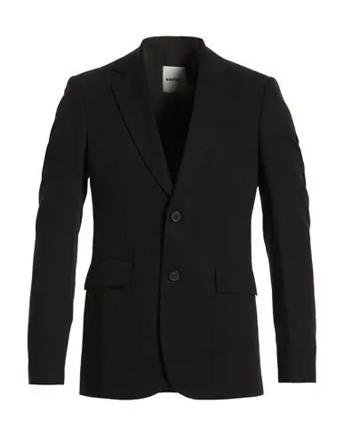 Sandro Blazer Size Lyocell, Linen, Cotton - Black