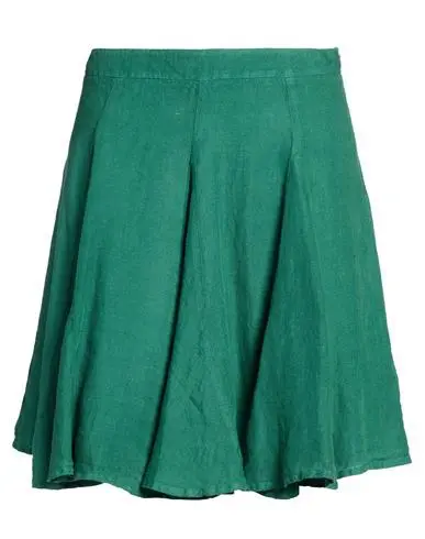 120% Lino Pleated Linen Mini Skirt