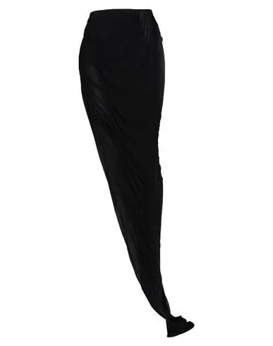 Rick Owens Maxi Cotton Skirt - Black