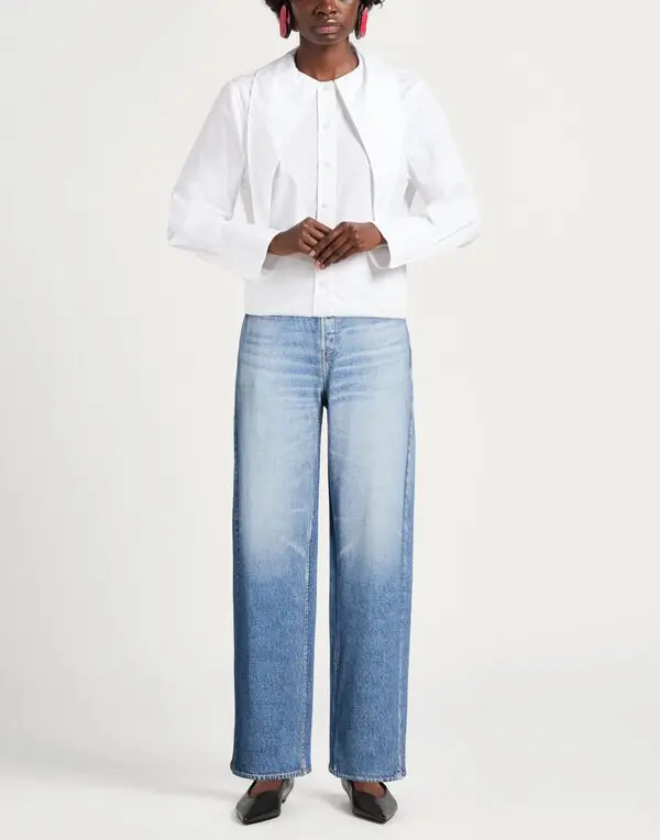 Rag & Bone Wide-leg French Terry Pants - Blue