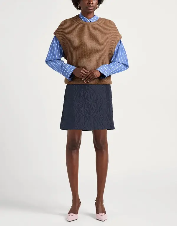 Maison Kitsuné Mini Flared Skirt - Navy