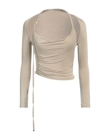 Jacquemus Top In Cupro And Elastane
