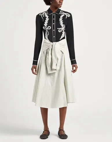 Pinko Woven Shirt With Appliqués And Embroidery