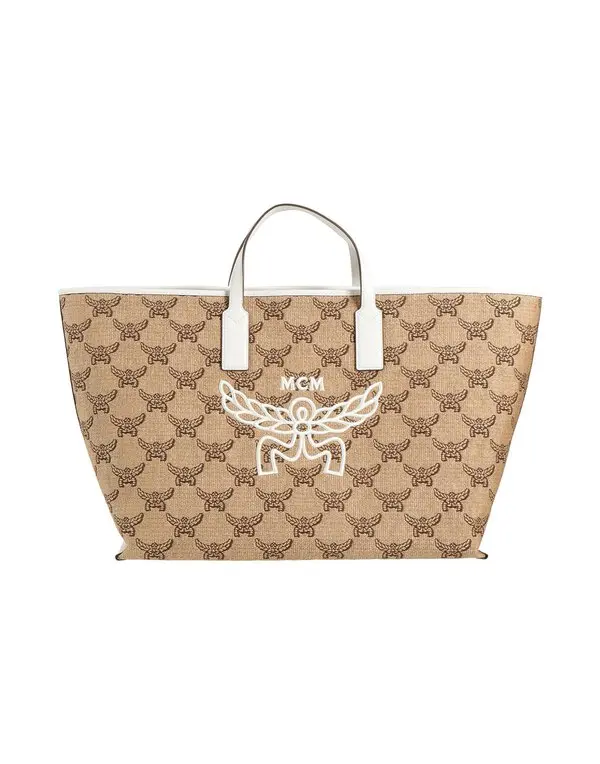 Mcm Handbag In Textile Fibers