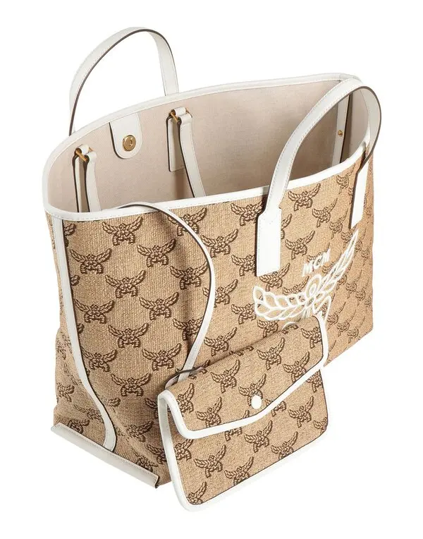 Mcm Handbag In Textile Fibers