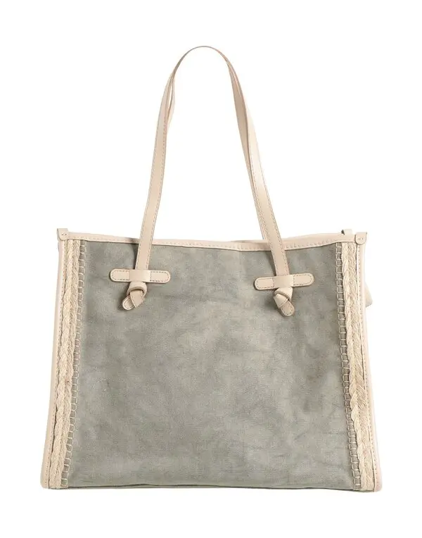 GIANNI CHIARINI Shopper Bag With Leather Trims