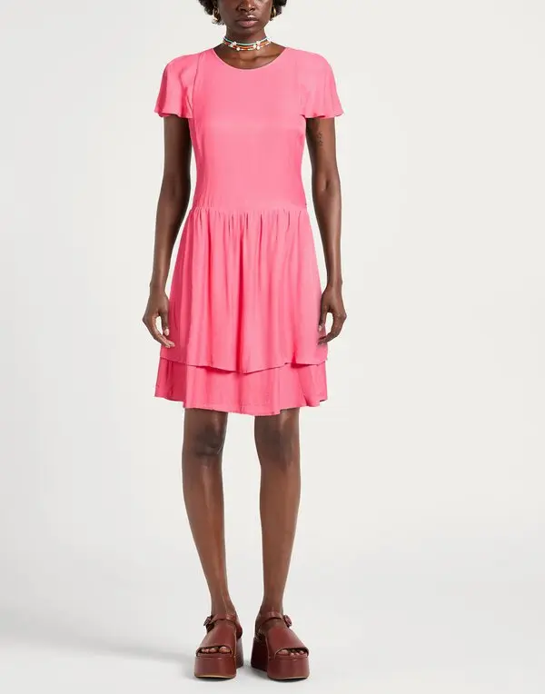 Armani Exchange Flared Mini Dress - Pink