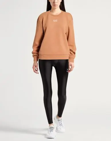 EA7 Sweatshirt In Polyester And Cotton - Beige