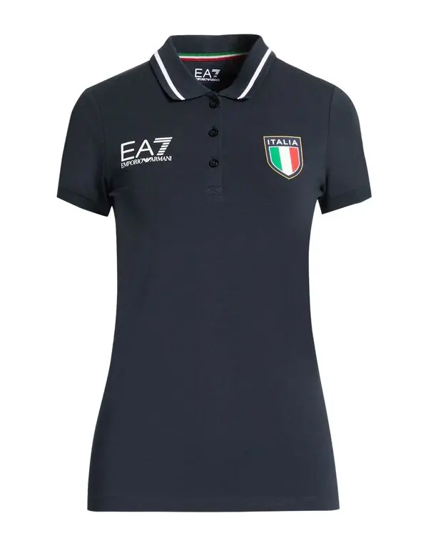 EA7 Cotton Elastane Polo Shirt