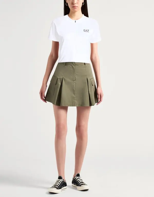 EA7 Crop T-shirt With Zipper Fastening