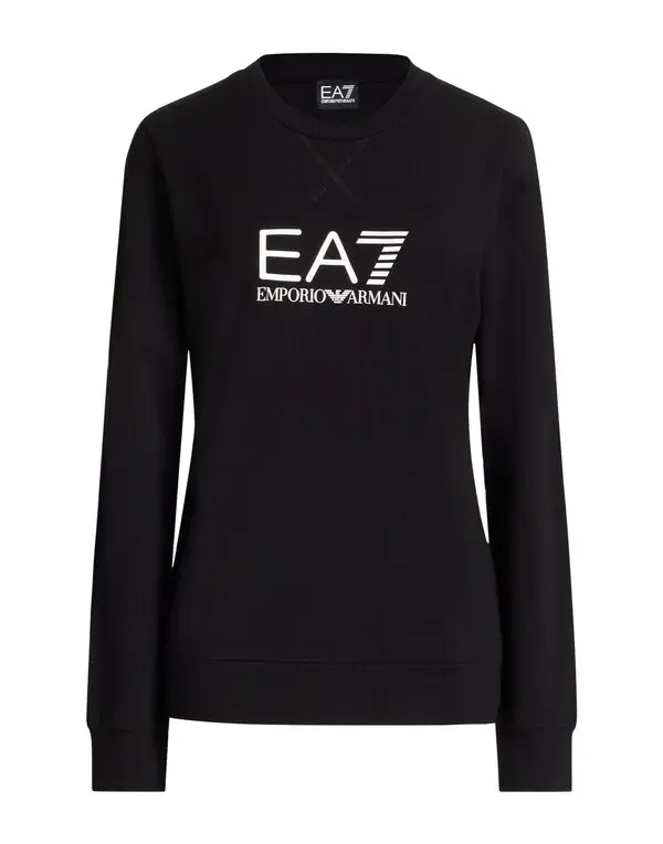 EA7 Cotton-blend French Terry Sweatshirt