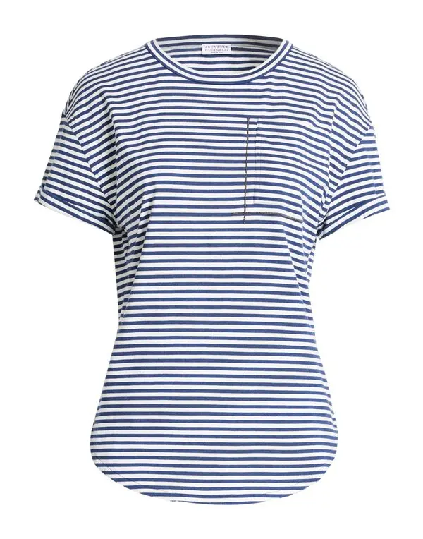 Brunello Cucinelli Striped Cotton T-shirt