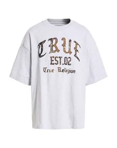 True Religion T-shirt Size Cotton, Polyester - Grey