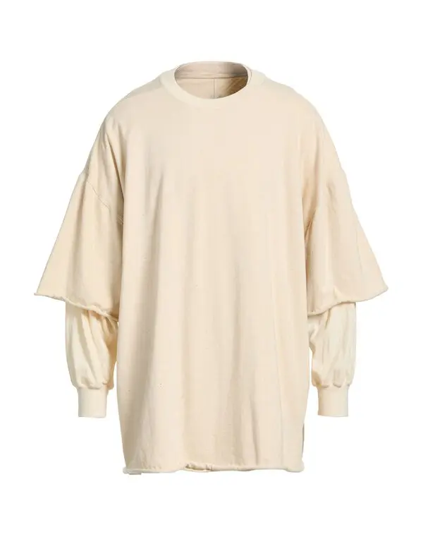 Rick Owens Sweatshirt In Cotton - White
