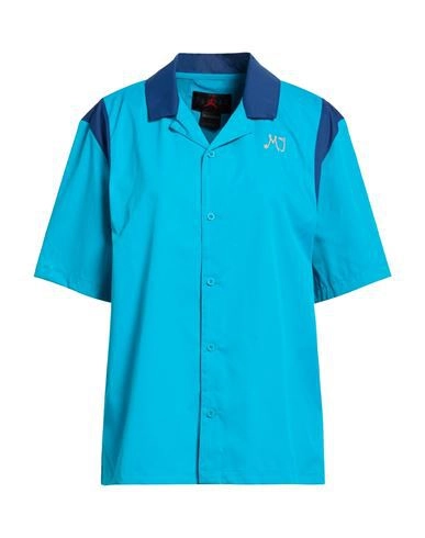 JORDAN Multicolor Woven Shirt - Blue