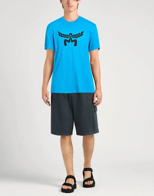 Mcm T-shirt Size Cotton - Blue