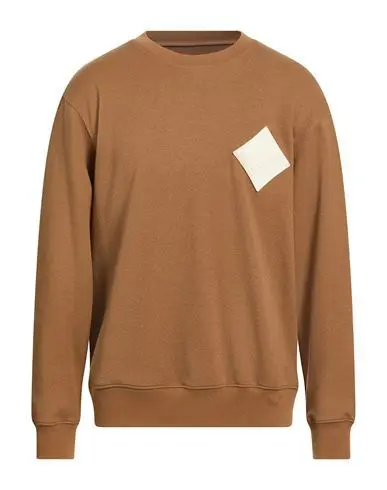 Mcm Sweatshirt With Appliqués And Brand Logo - Brown