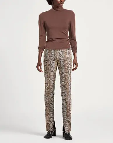 Rag & Bone Long Sleeve Turtleneck Top - Brown