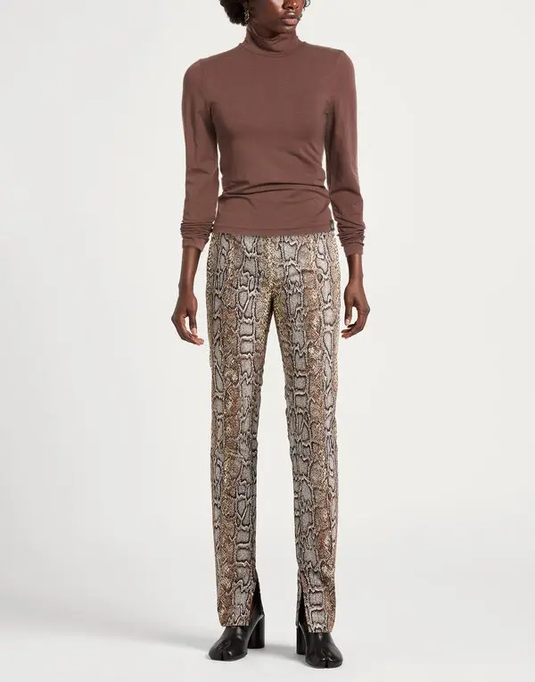 Rag & Bone Long Sleeve Turtleneck Top - Brown