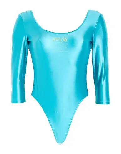 Versace Bodysuit In Polyamide And Elastane - Turquoise