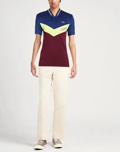 Lacoste T-shirt Size Recycled Polyester, Elastane - Navy